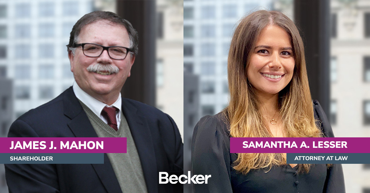 “Retweets As Evidence: The Developing Case Law” – Law360 | Becker